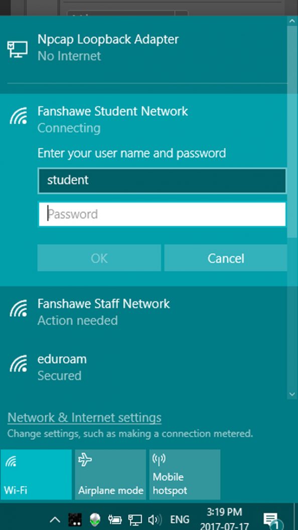 Windows – Fanshawe CONNECTED