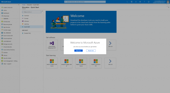Azure Dev Tools for Teaching – Fanshawe CONNECTED